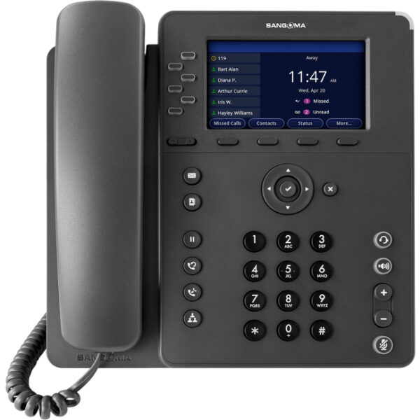 Discount Sangoma P325, 6-Line, HD Voice, Gigabit Ethernet, 1 x USB, 4.3 ...